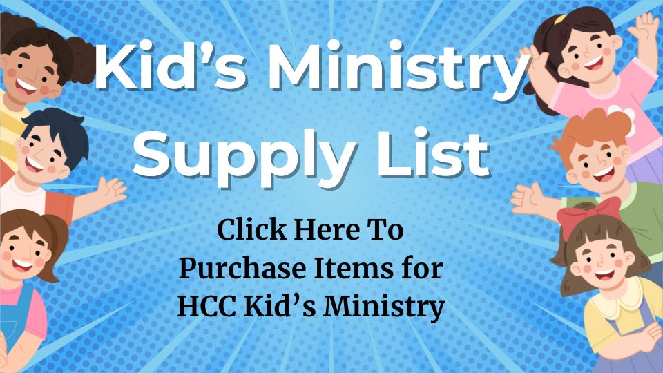 Kids ministry supply ad – Hockinson Community Church